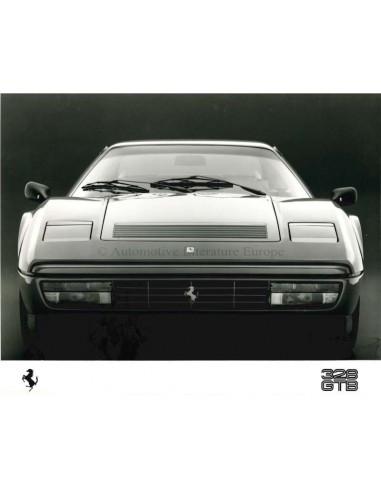 1985 FERRARI THE EIGHT CYLINDER CARS PRESSKIT FRENCH 368/85