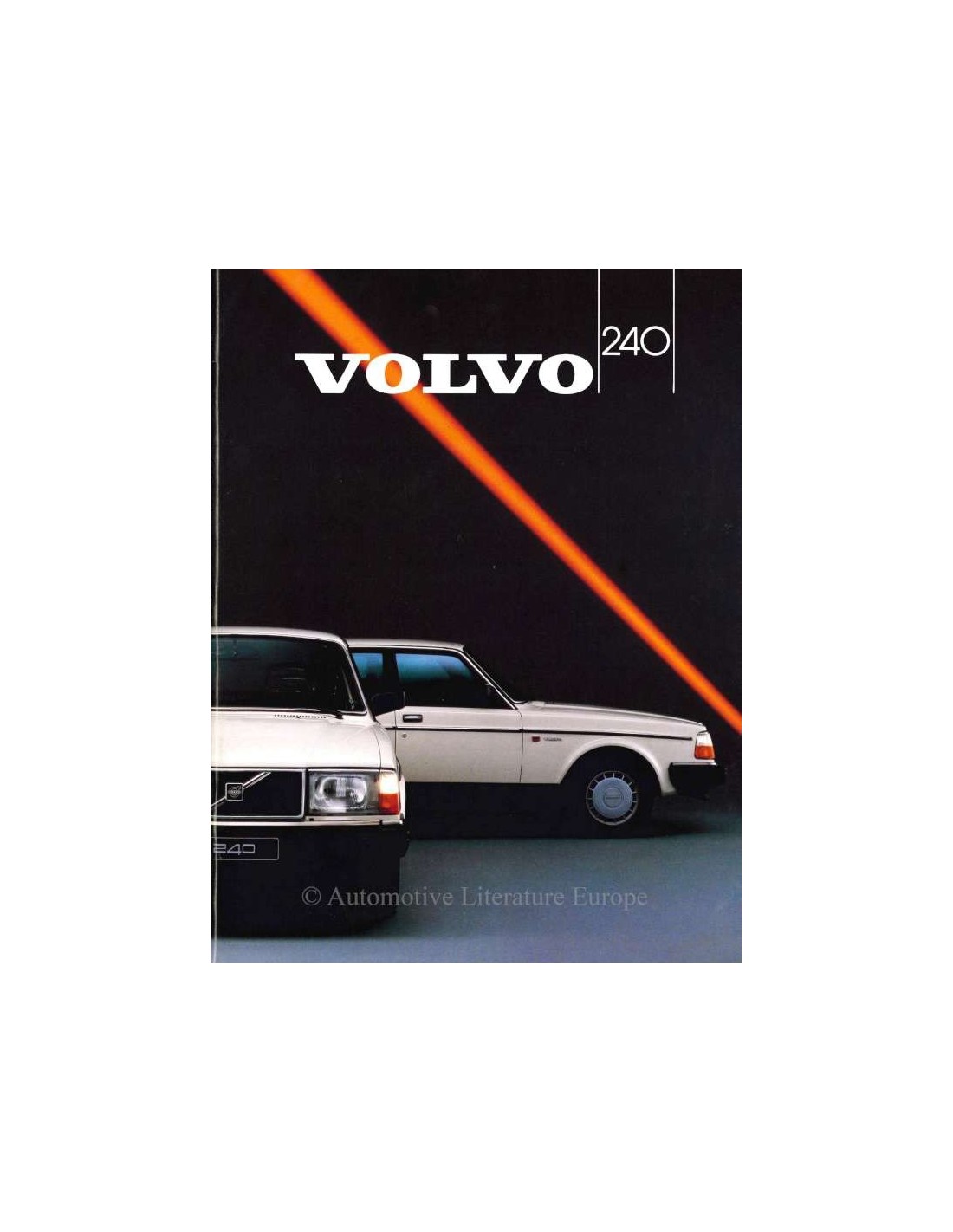 1987 VOLVO 240 BROCHURE GERMAN