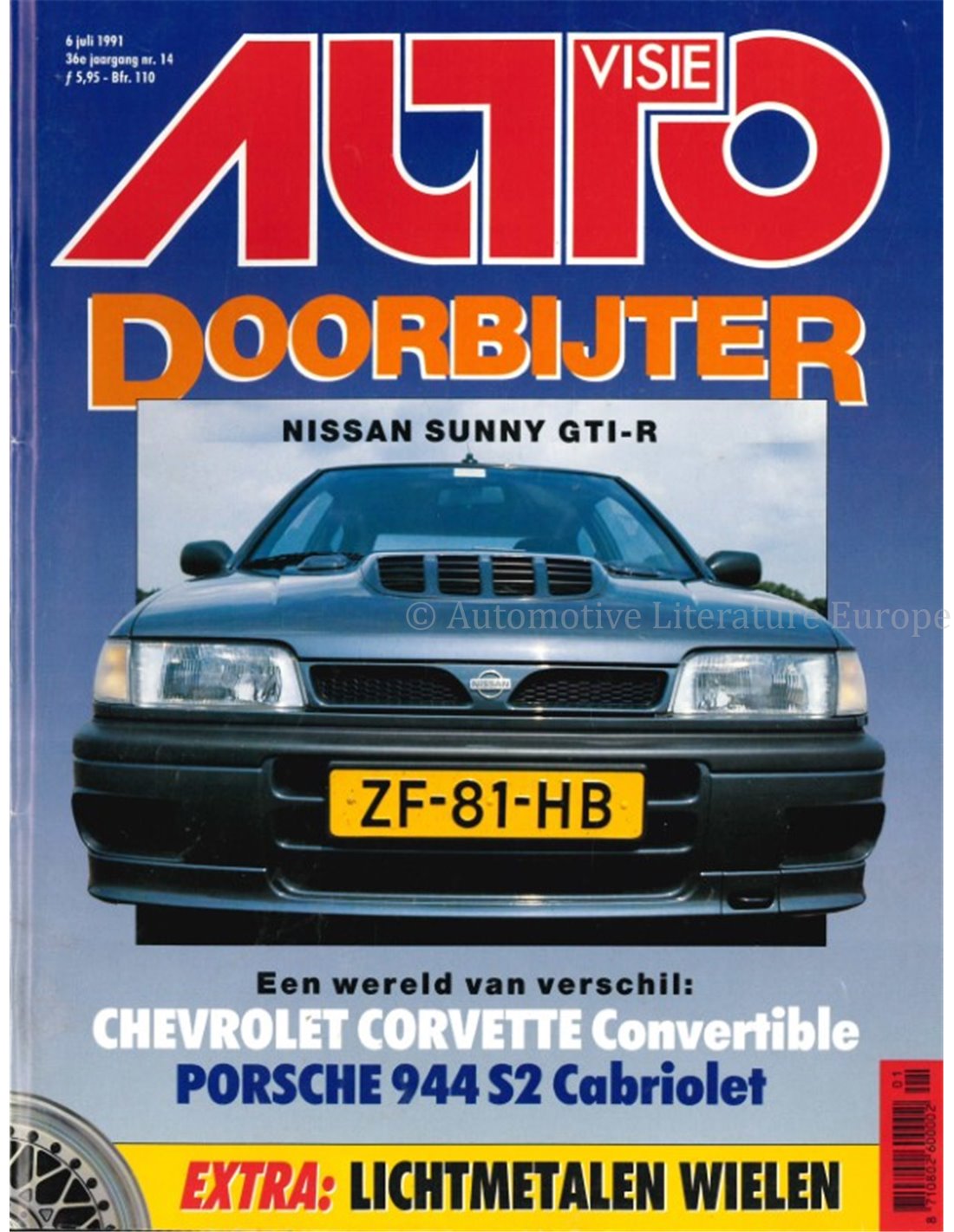 1991 AUTOVISIE MAGAZINE 14 NEDERLANDS