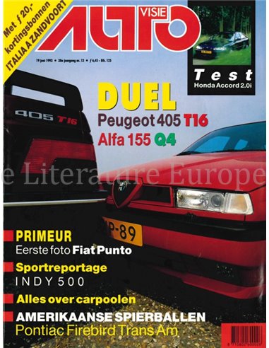 1993 AUTOVISIE MAGZIN 13 DUTCH