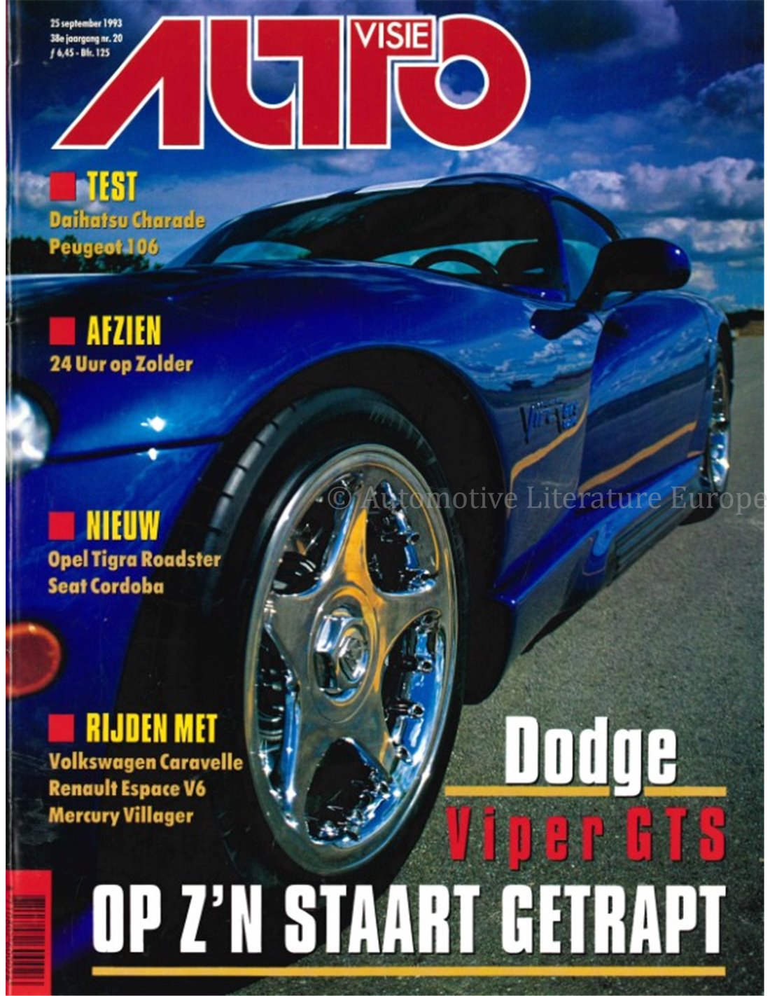 1993 AUTOVISIE MAGZIN 20 DUTCH