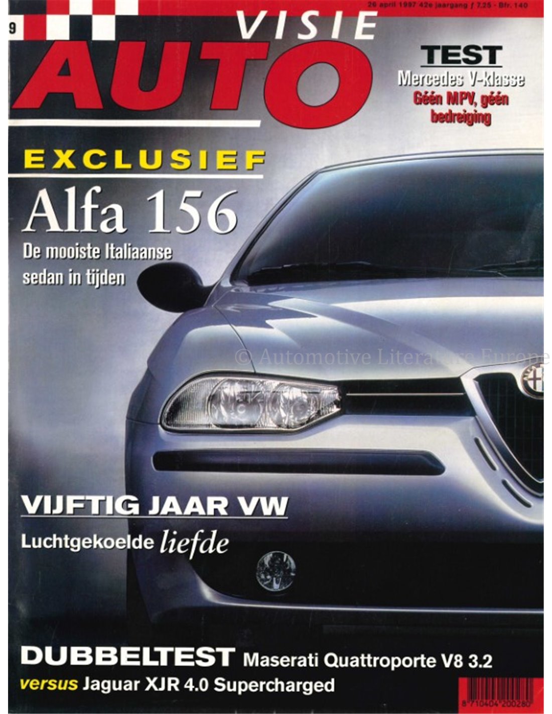 1997 AUTOVISIE MAGAZINE 09 NEDERLANDS