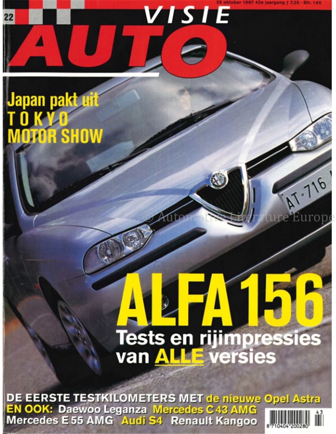1997 AUTOVISIE MAGAZIN 22 NEDERLANDS