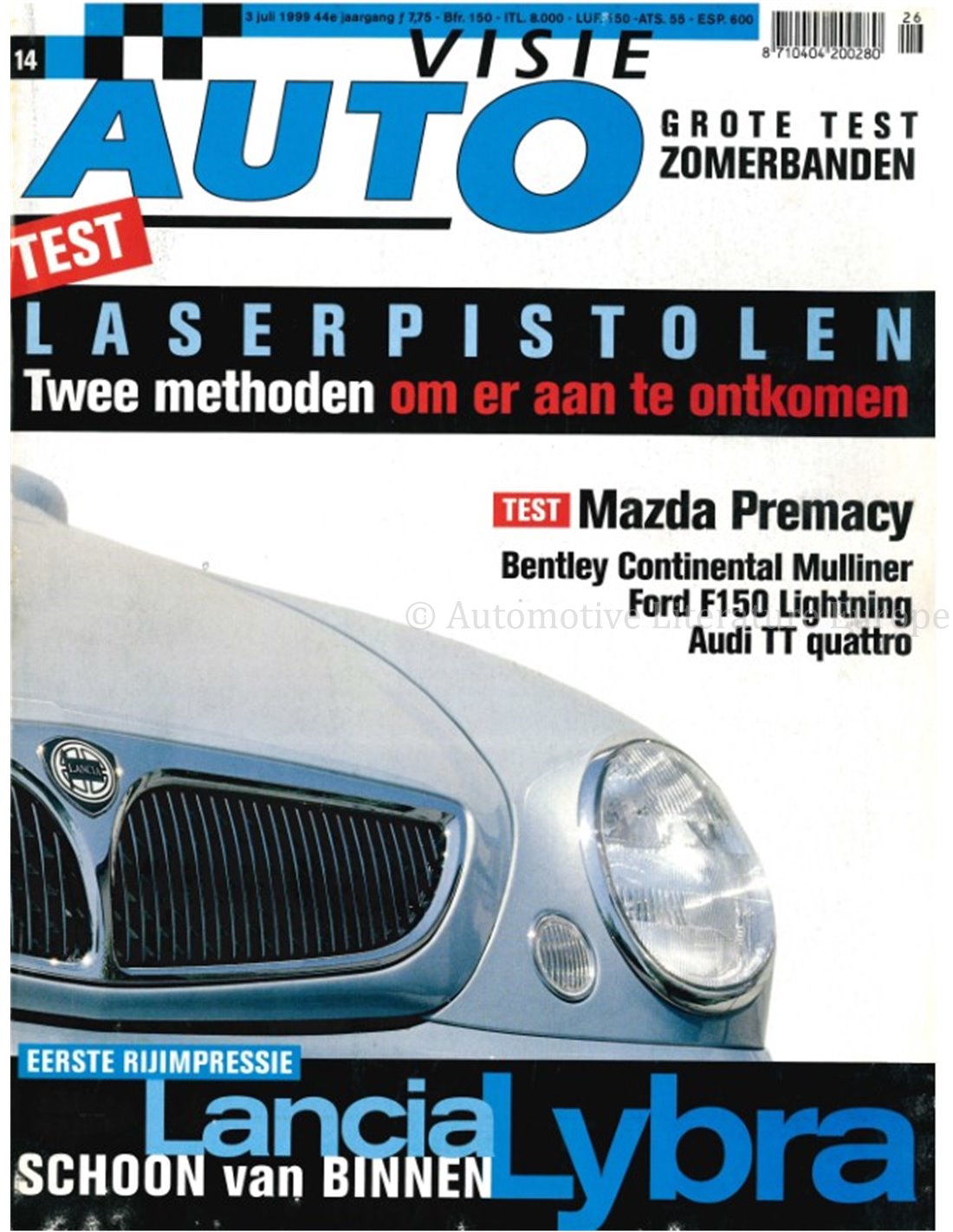 1999 AUTOVISIE MAGAZINE 14 NEDERLANDS