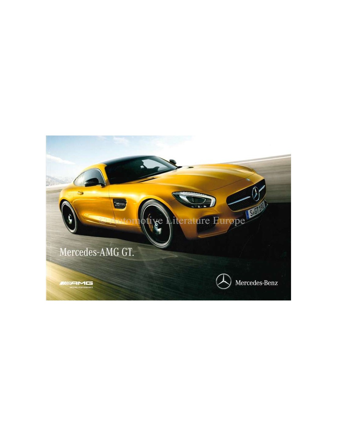 2015 MERCEDES BENZ AMG GT BROCHURE GERMAN