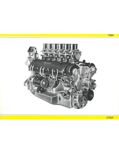 1946 - 1985 FERRARI ENGINE TECHNICAL CHARACTERISTICS BOOK ITALIAN