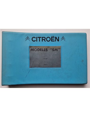 1973 CITROËN SM SPARE PARTS CATLOGUE