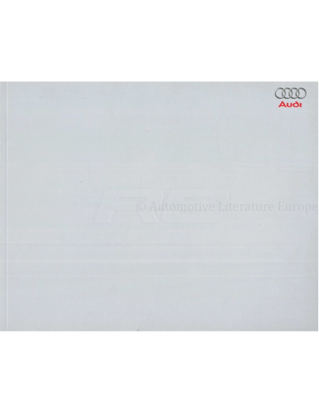 2008 AUDI R8 COUPE BROCHURE FRENCH