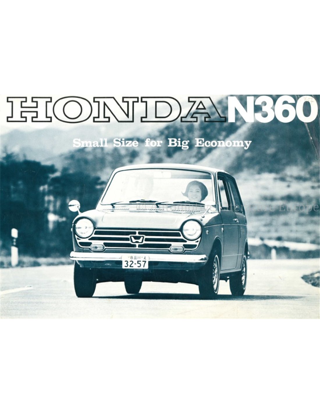 1967 HONDA N360 LEAFLET ENGLISH