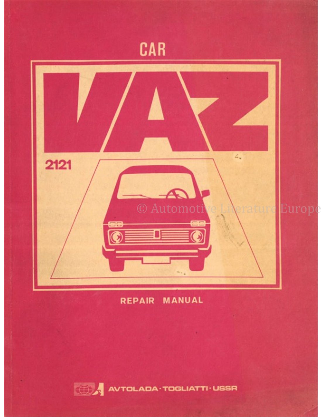 1990 VAZ 2121 (LADA NIVA) WORKSHOP MANUAL ENGLISH